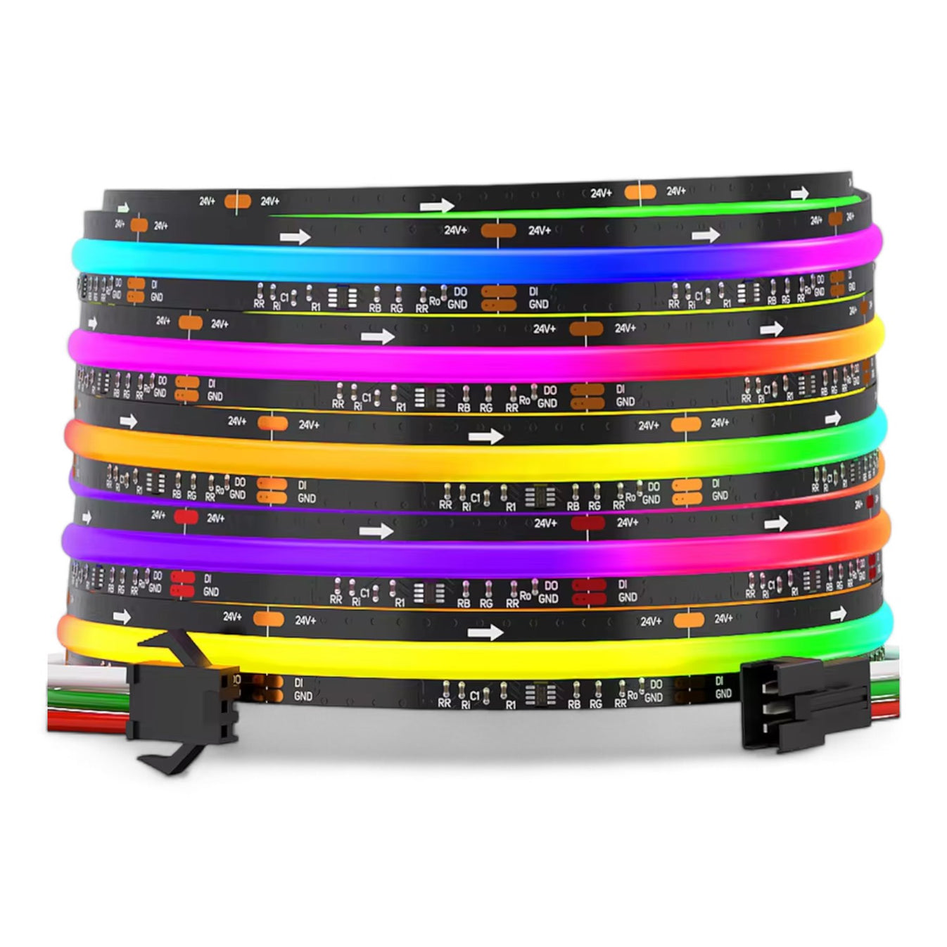 Dotless LED Strips (RGB) 12v WS2812B IC WLED – Campervan Builders