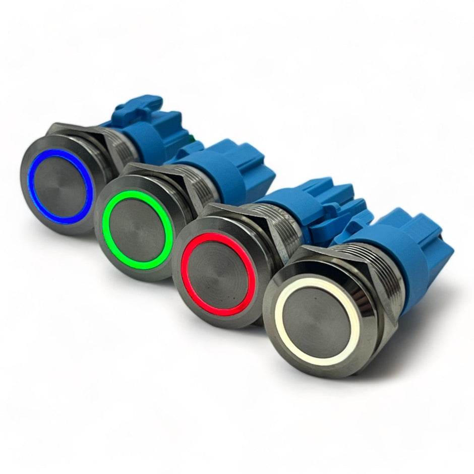 Campervan Builders: 12-Volt Push Buttons for DIY Campervans and Caravans