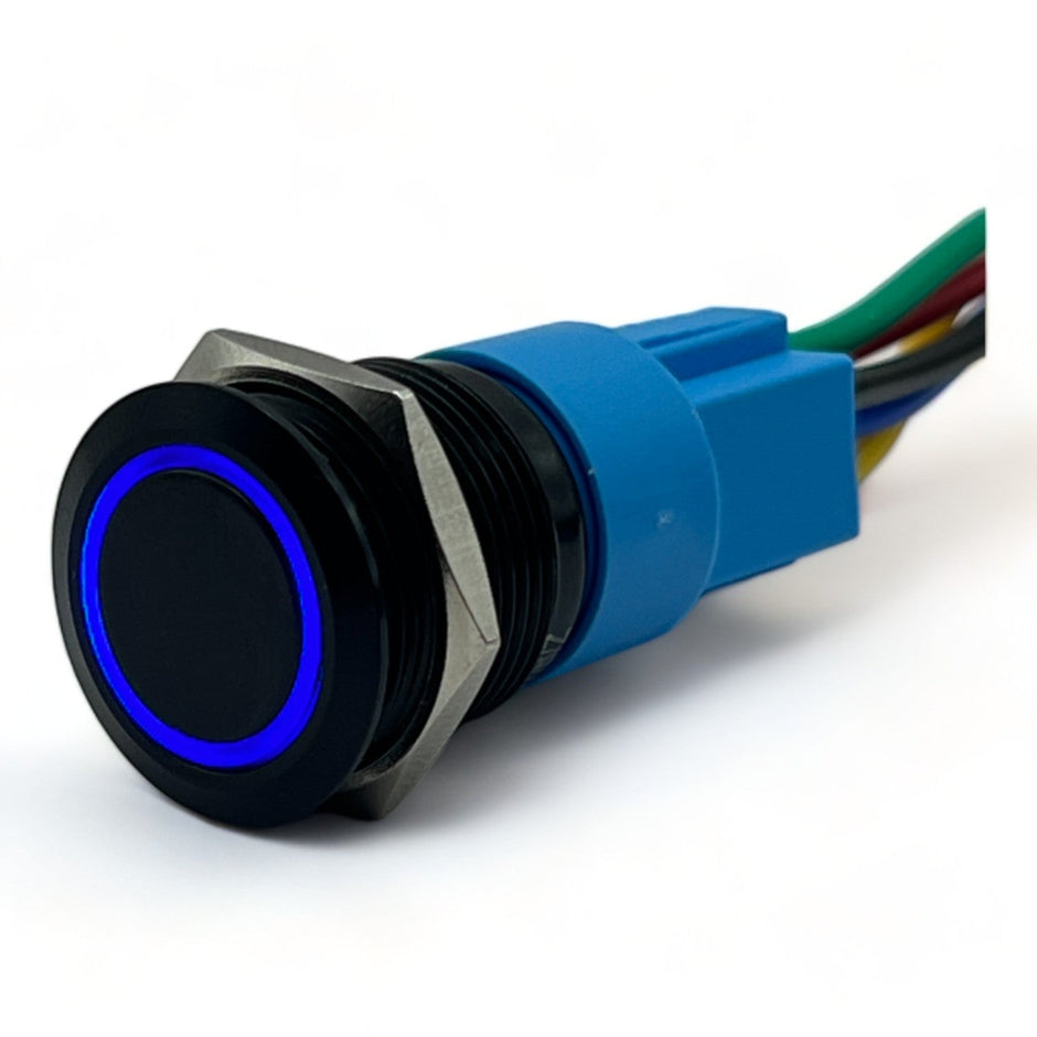 Campervan Builders: 12-Volt Push Buttons for DIY Campervans and Caravans