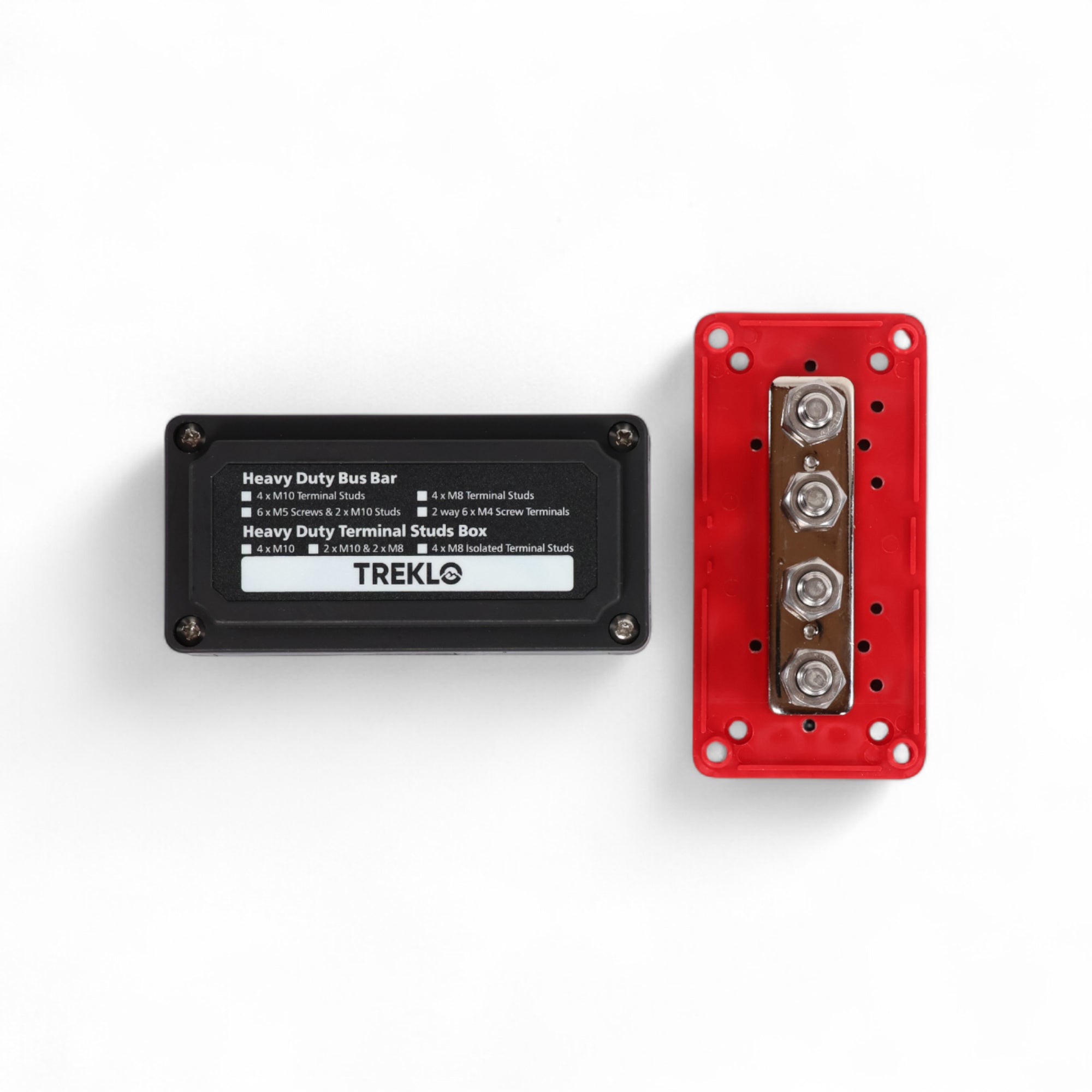 Treklo 300A 4x M10 Post Heavy Duty Enclosed Busbar | 12v/24v ...