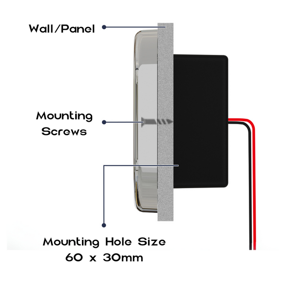MultiCharge Trio USB-A USB-C Recessed Charger – Campervan Builders