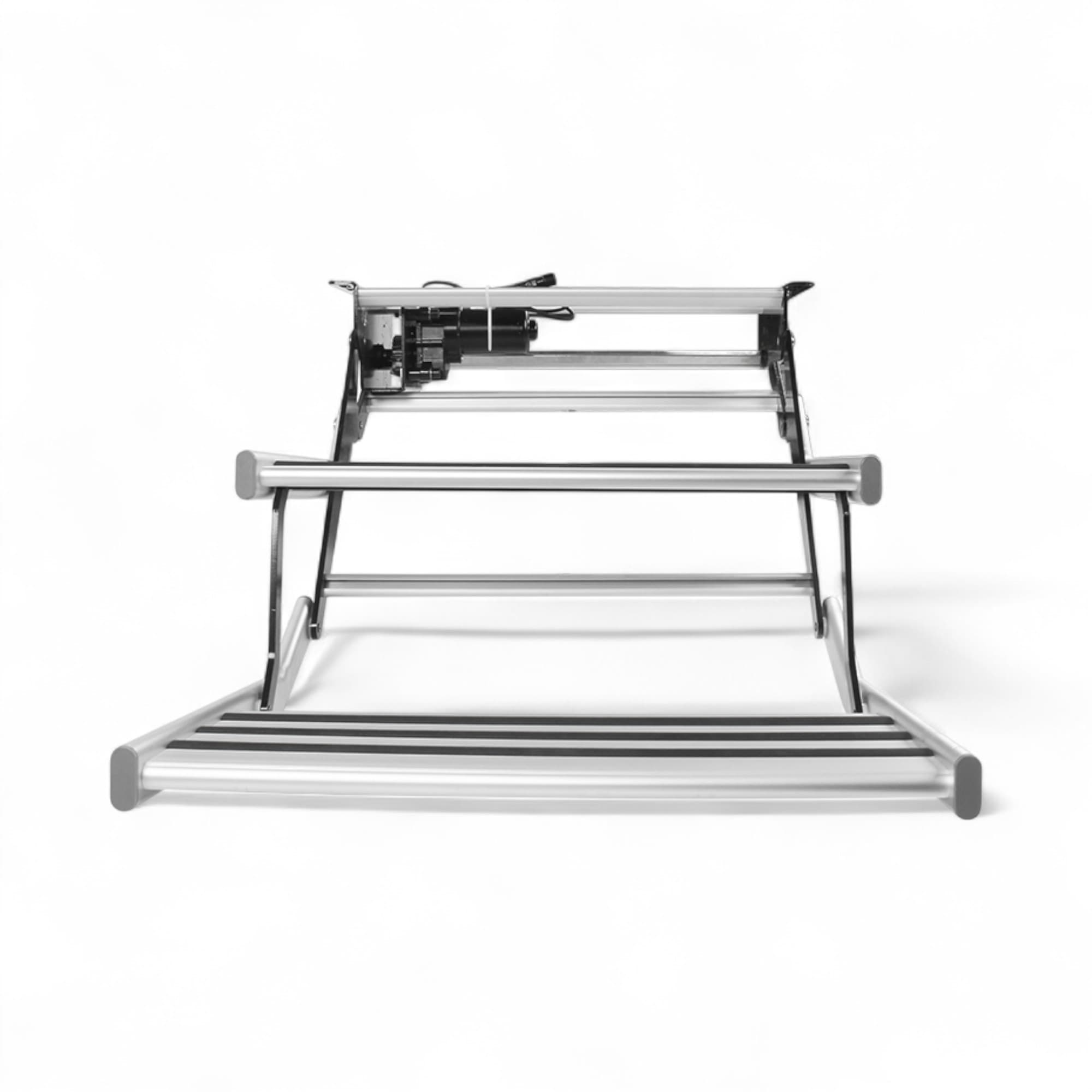 Double Electric Caravan Step | 12V Motorised RV Step with LED Light ...