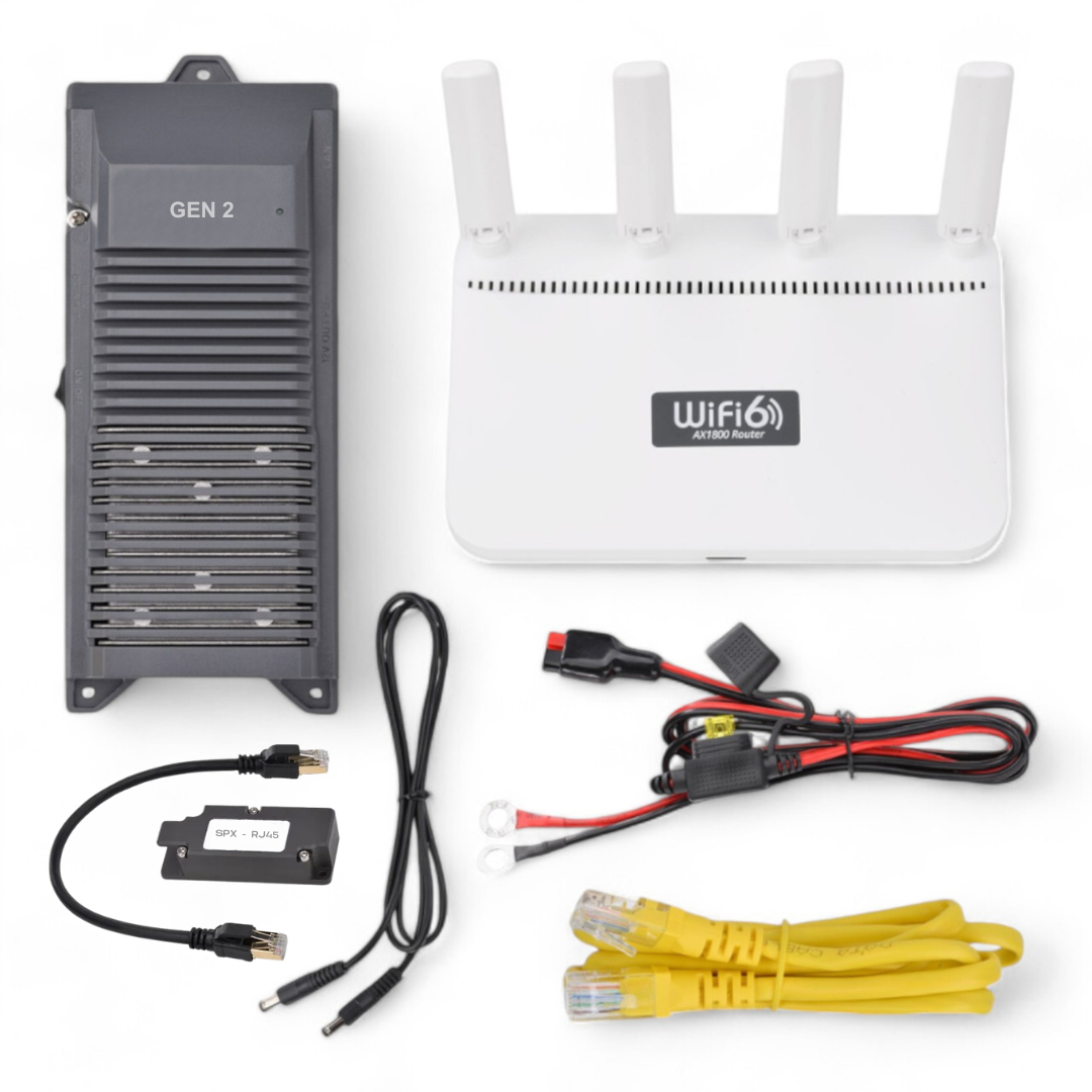 Starlink Gen 2 Plug and Play 12V Kit | Off-Grid Internet Solution with ...
