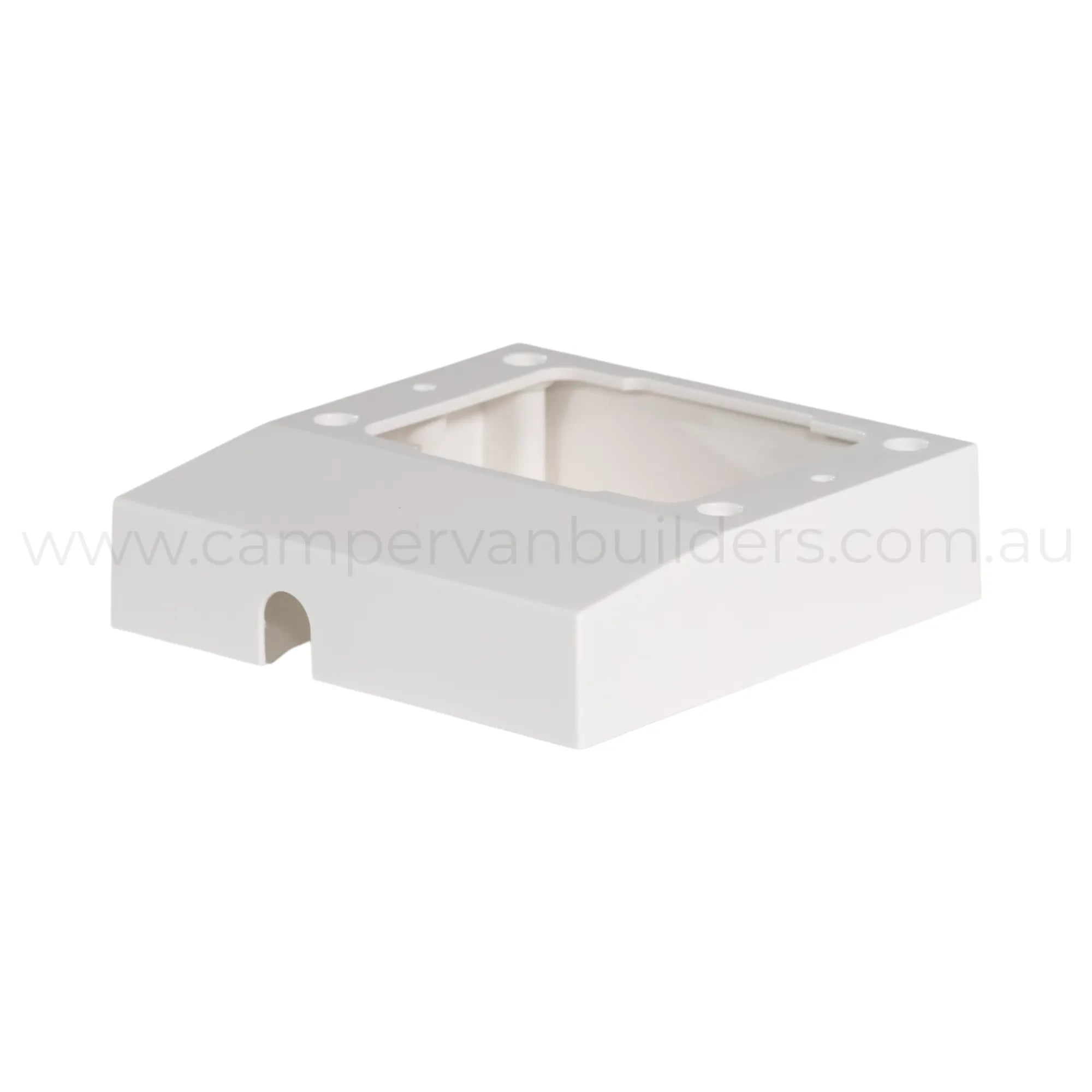 White GPO Mounting Spacer Surface Mount Single – Campervan Builders
