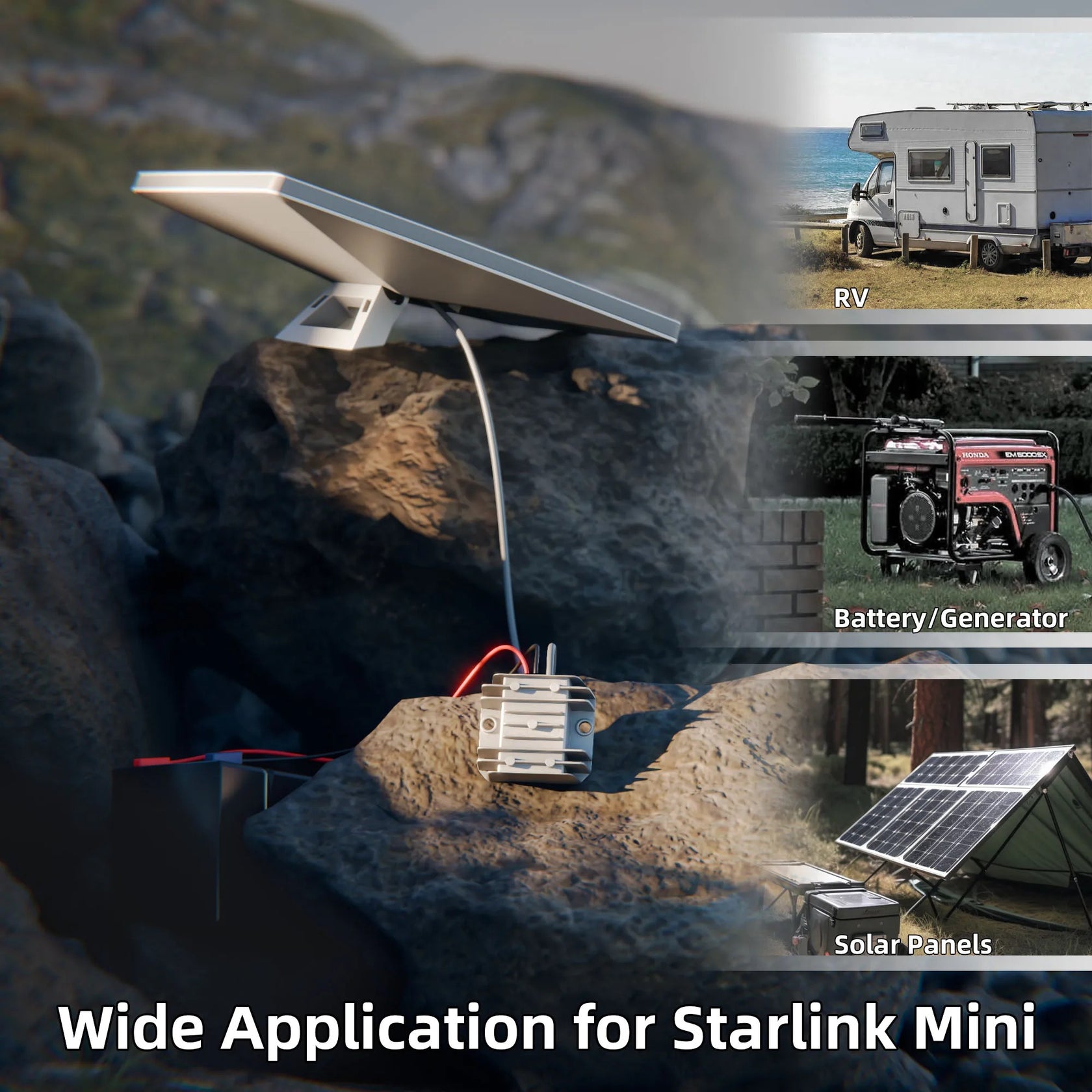 Waterproof 12V to 30V Starlink Mini Booster | IP68 Permanent Power ...