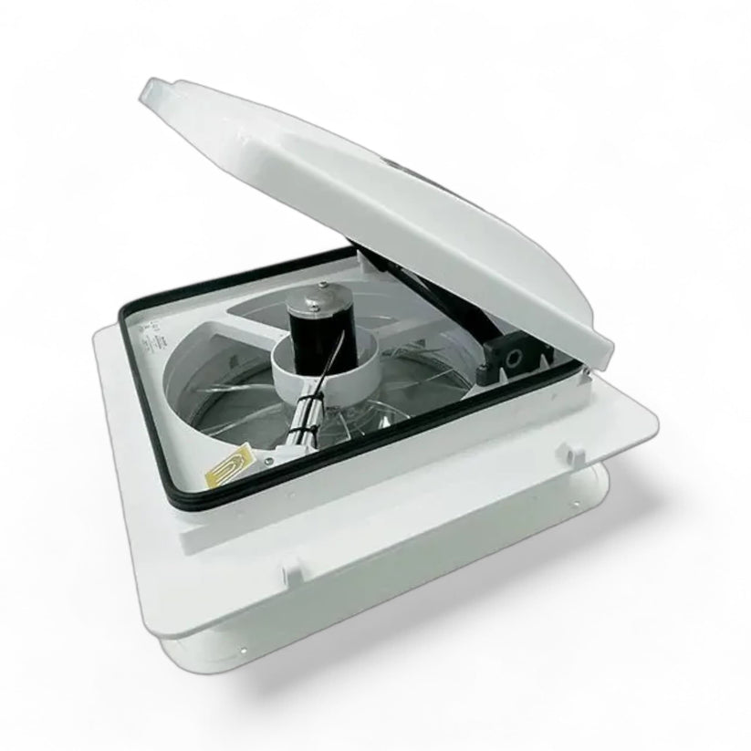 Maxxfan Plus Power Lift 4540KI White | 12V Roof Vent for Campervans ...
