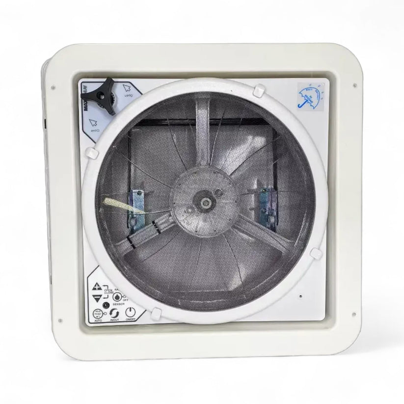 Maxxfan Plus Power Lift 4540KI White | 12V Roof Vent for Campervans ...