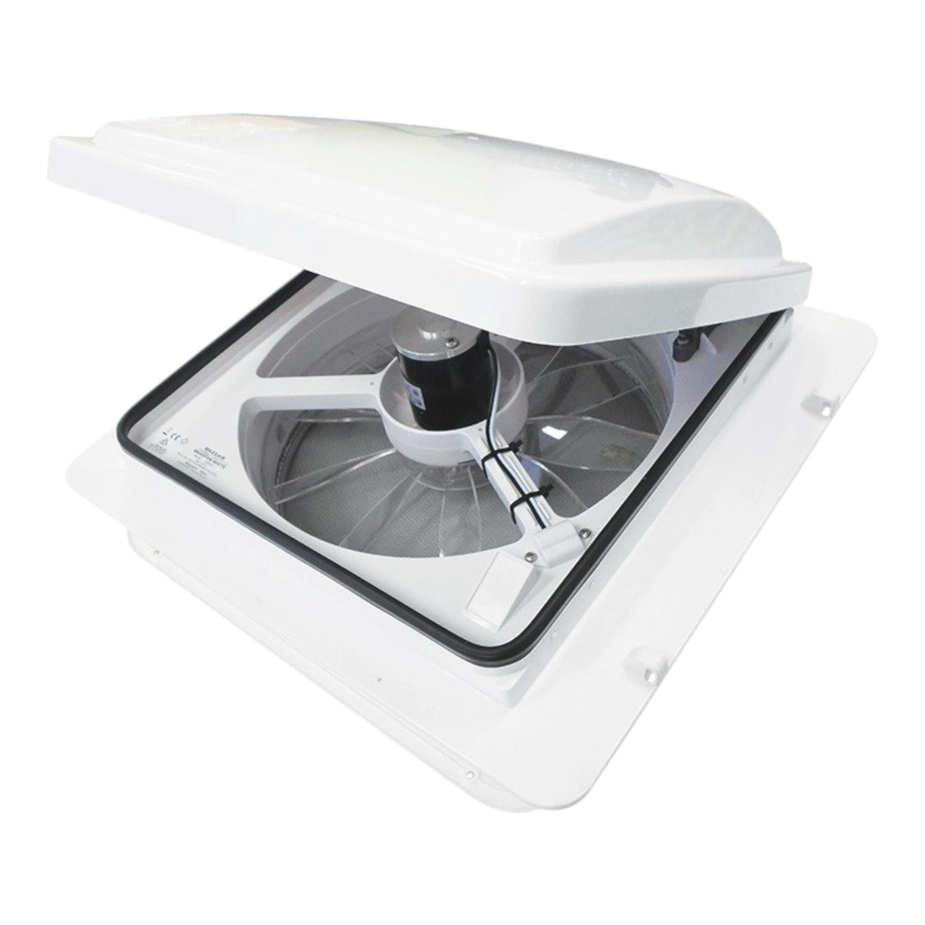 Maxxfan Plus Manual Lift White | 12V Roof Vent for Campervans ...