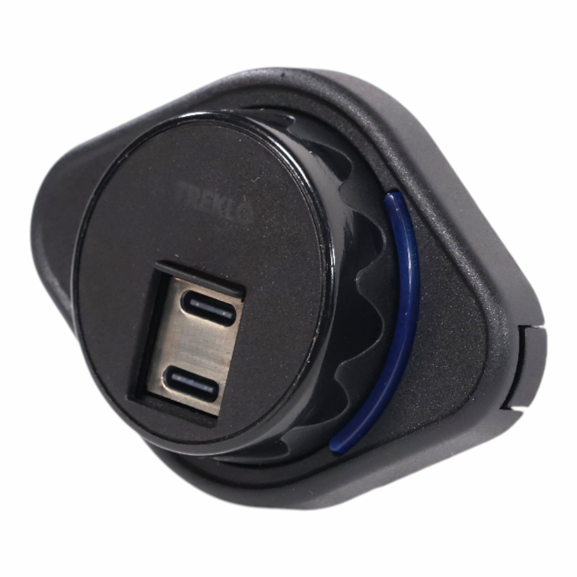 Compact Dual USB-C Surface Mount Charger – 12–24V Vans & Caravans ...