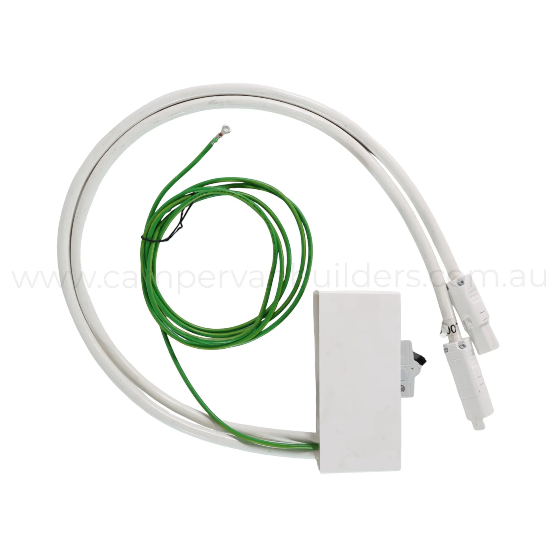 RCBO Safety Switch Circuit Breaker 16A White Plug And Play – Campervan ...