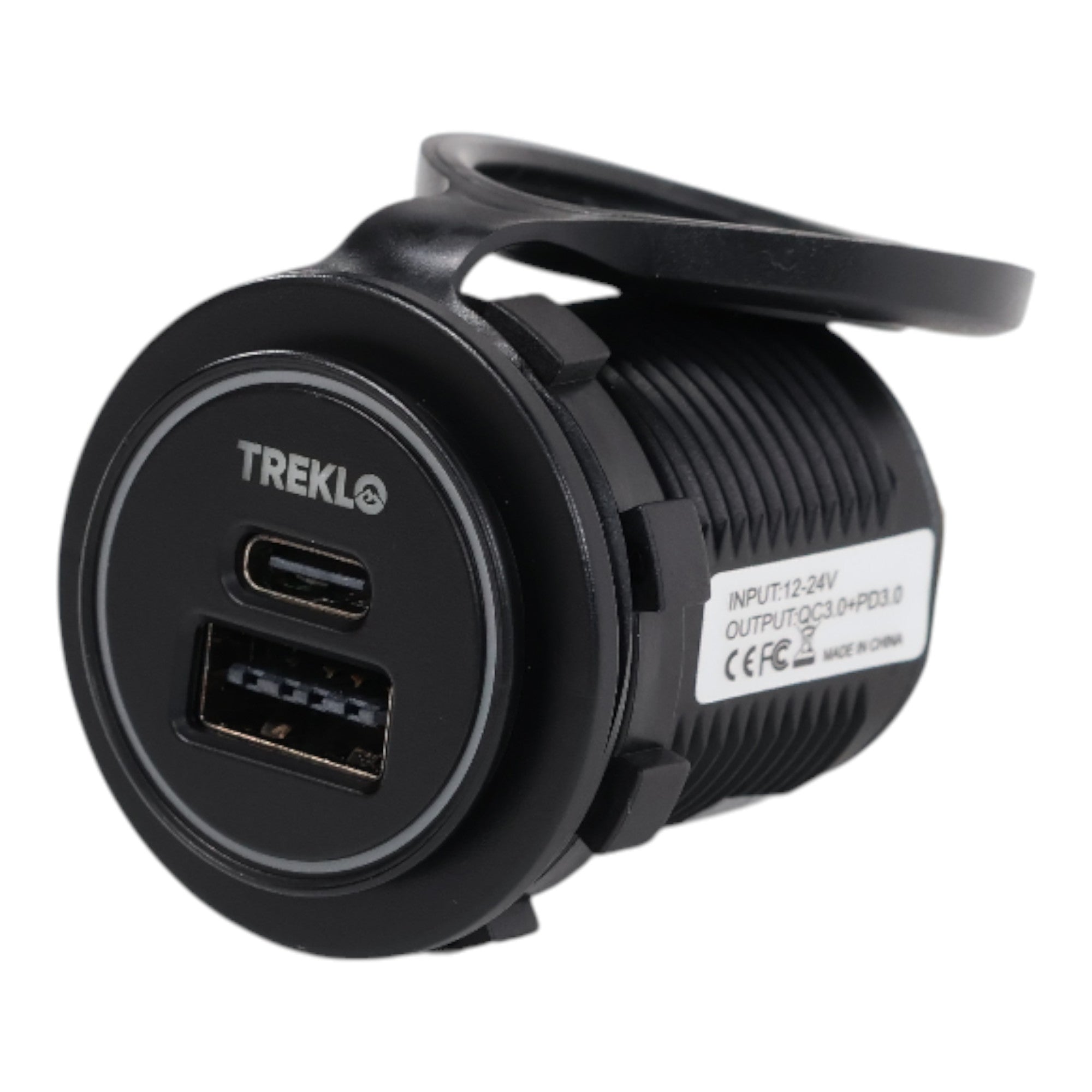Reversible USB-A + USB-C Charger – 12–24V Caravan & Campervan ...