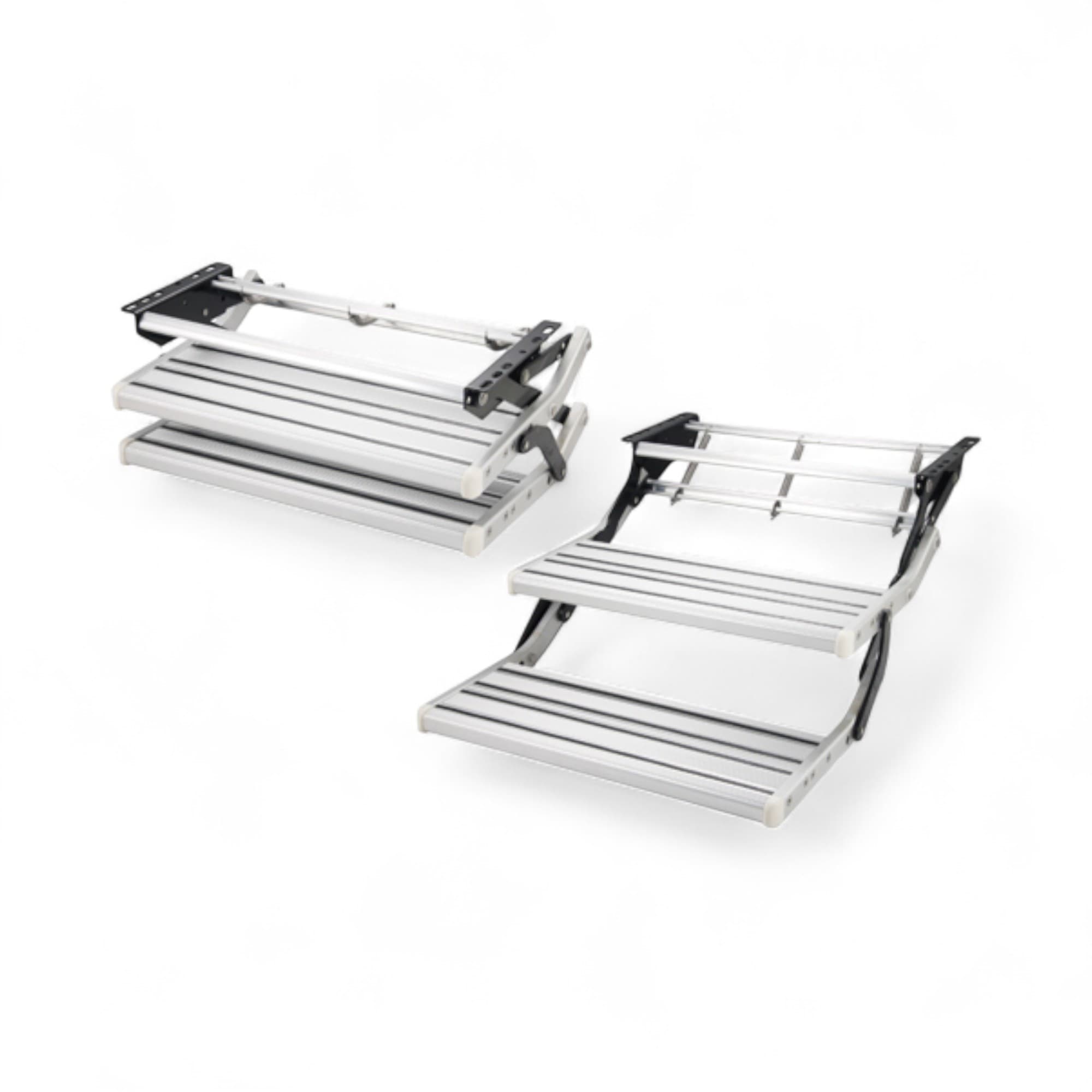 Double Manual Caravan Step | Heavy-Duty Dual RV Entry Step – Campervan ...