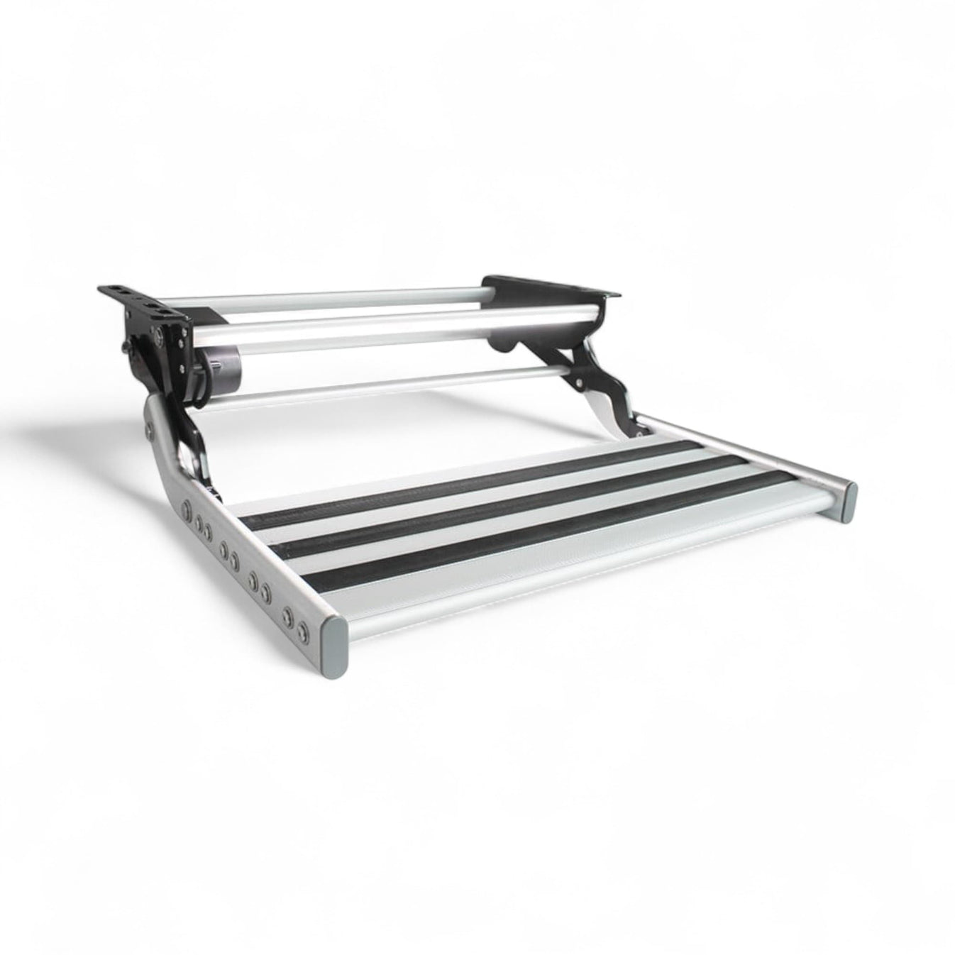 Single Electric Caravan Step | 12V Motorised RV Step with LED Light ...