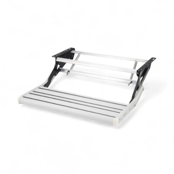 Single 12V Blue LED Caravan Step | Illuminated Manual RV Step ...