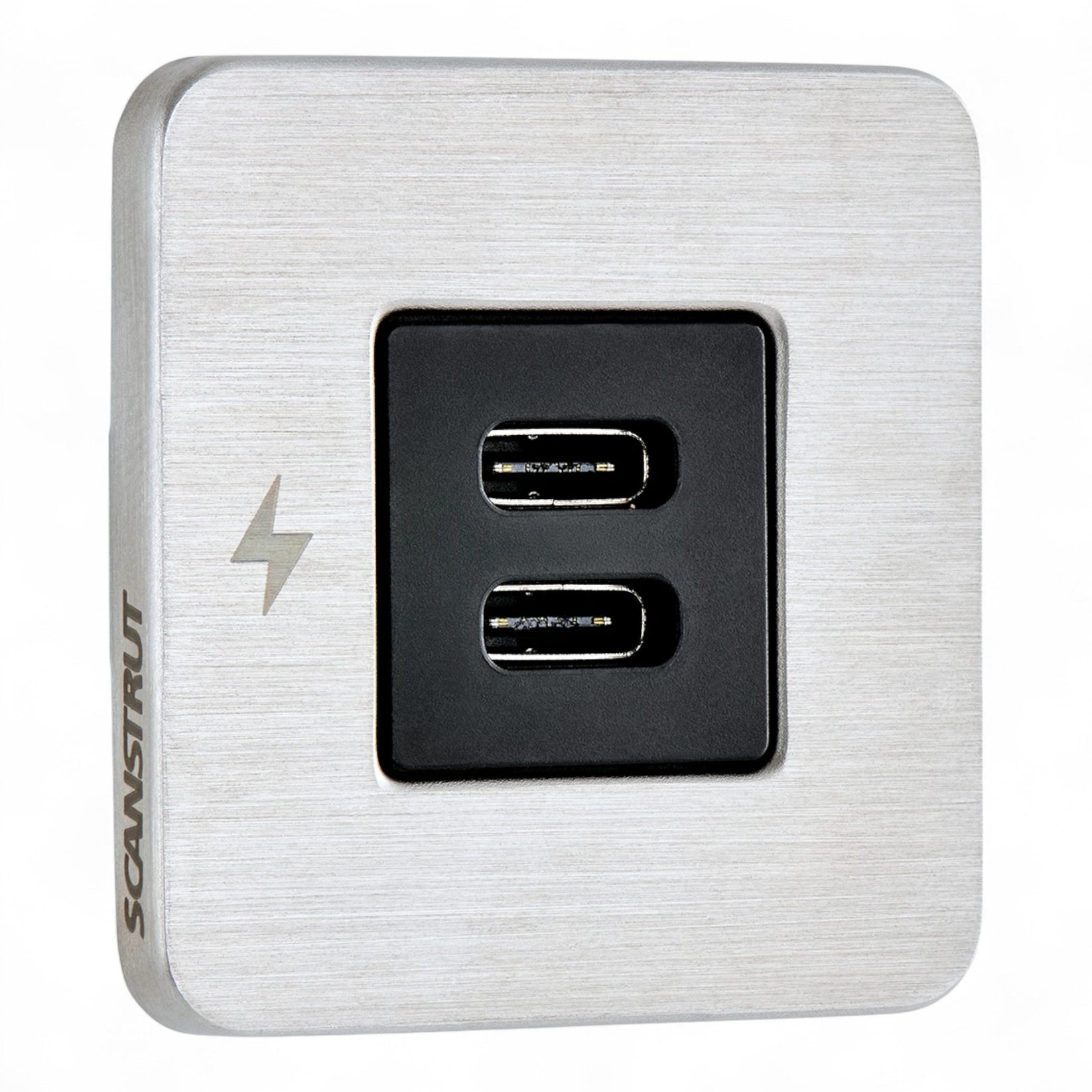 Scanstrut TILE Dual USB-C Charging Socket – Stainless Steel Bezel ...