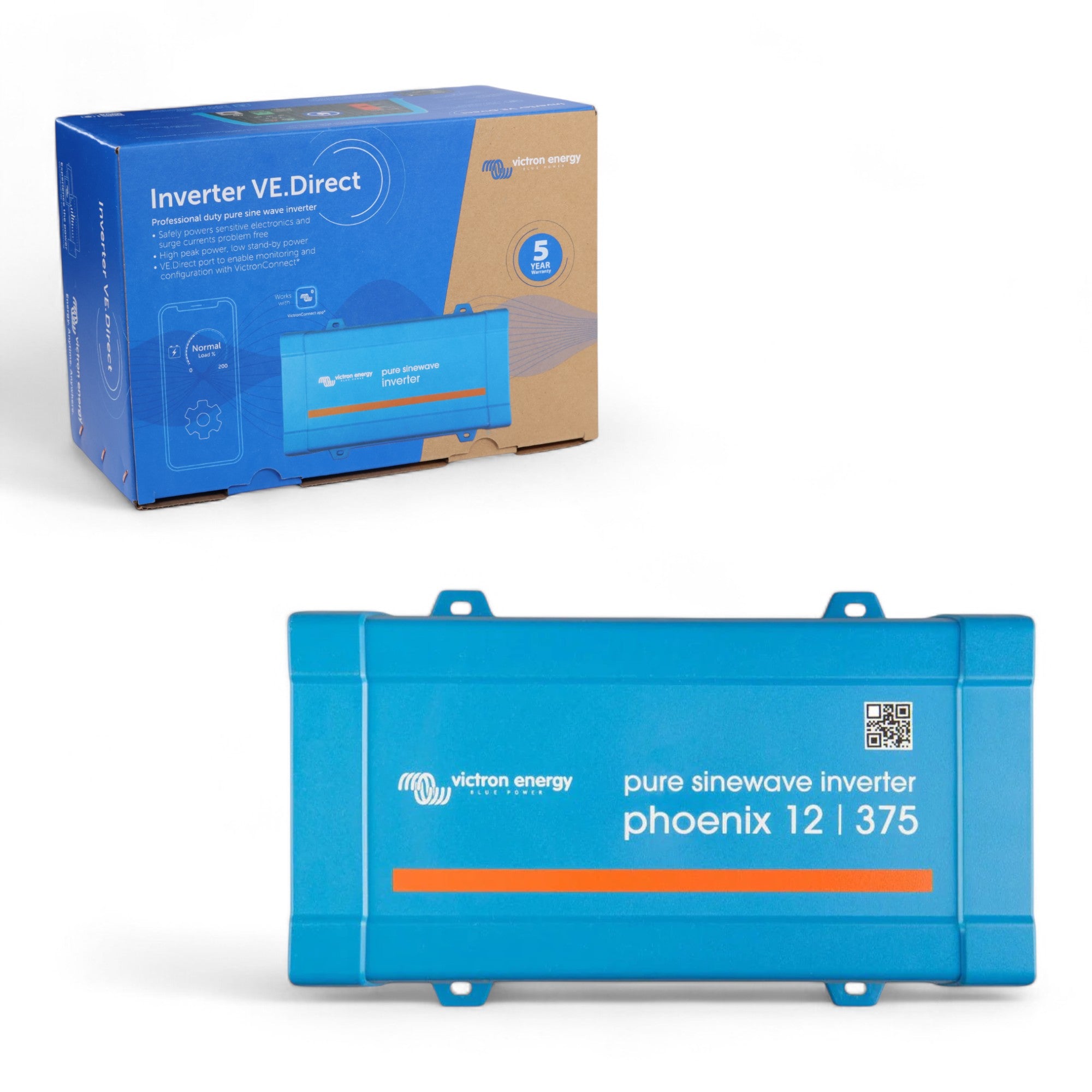 Victron Phoenix Inverter 12/375 230V VE.Direct | 375VA Pure Sine ...